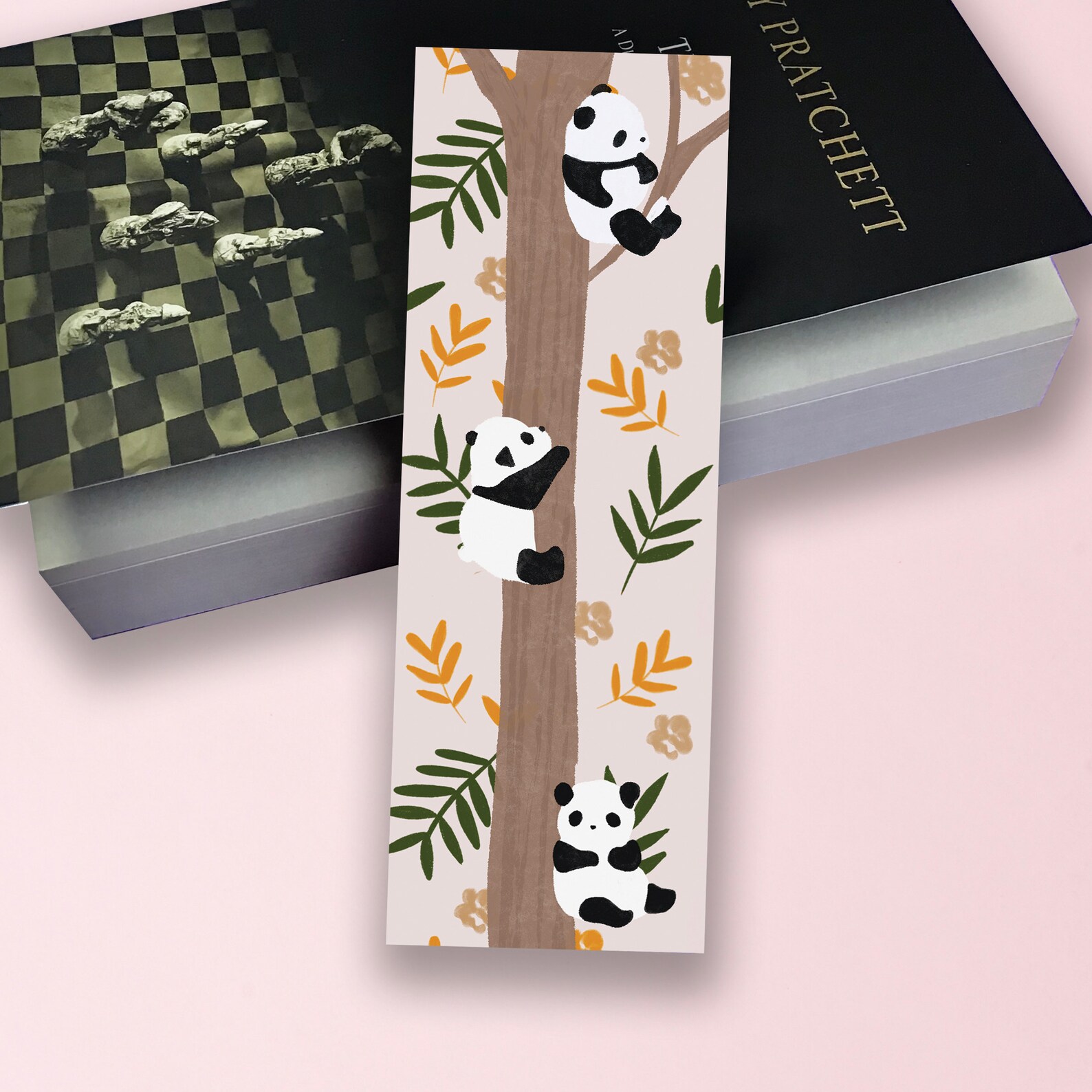 Panda Bookmark. Gift for Book Lover. Animal Bookmark. Book Club Gifts ...
