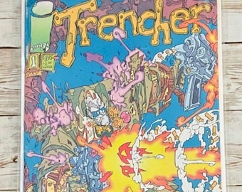 Trencher Comic - Etsy