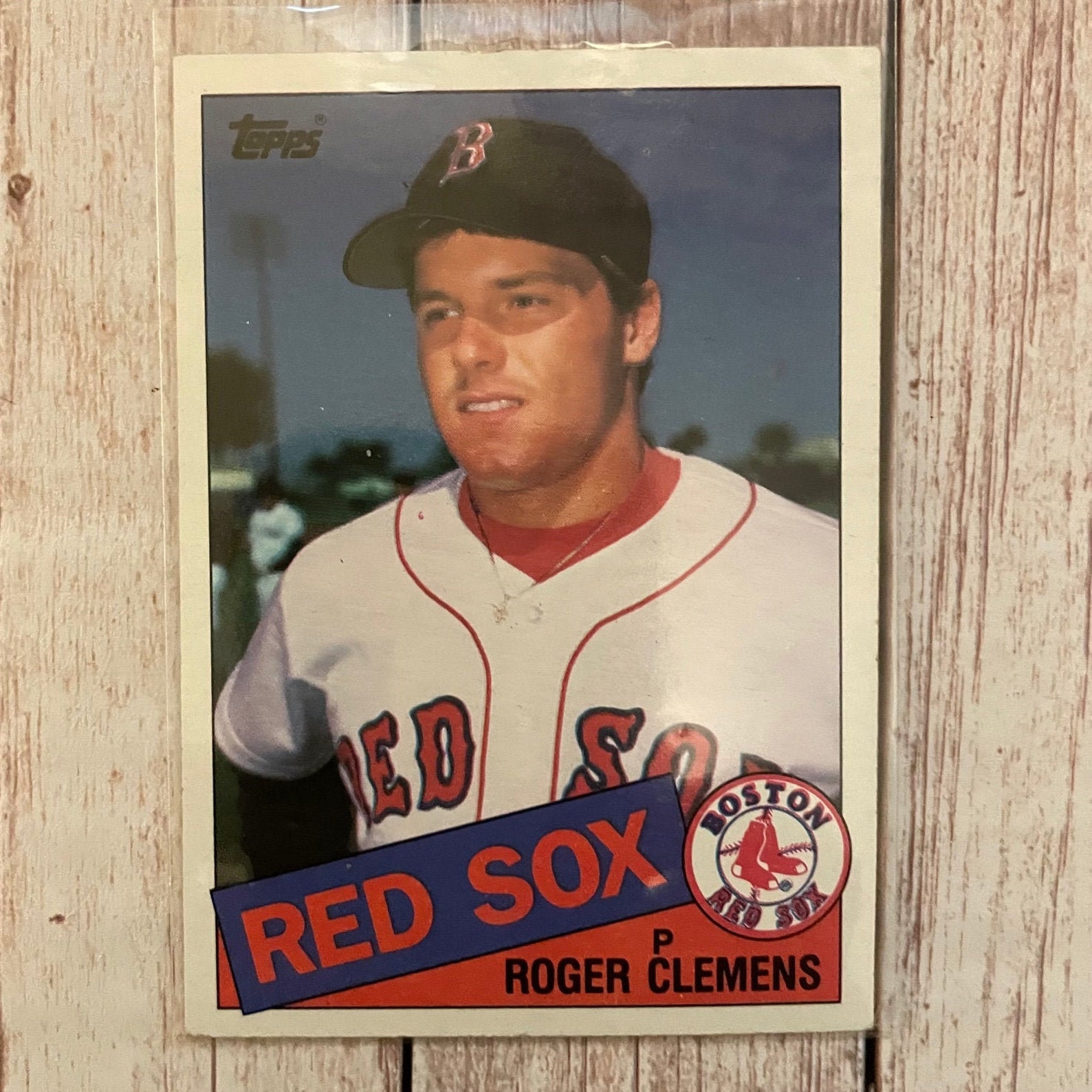 Topps 1985 Boston Red Sox Roger Clemens Rookie Card 181 | Etsy