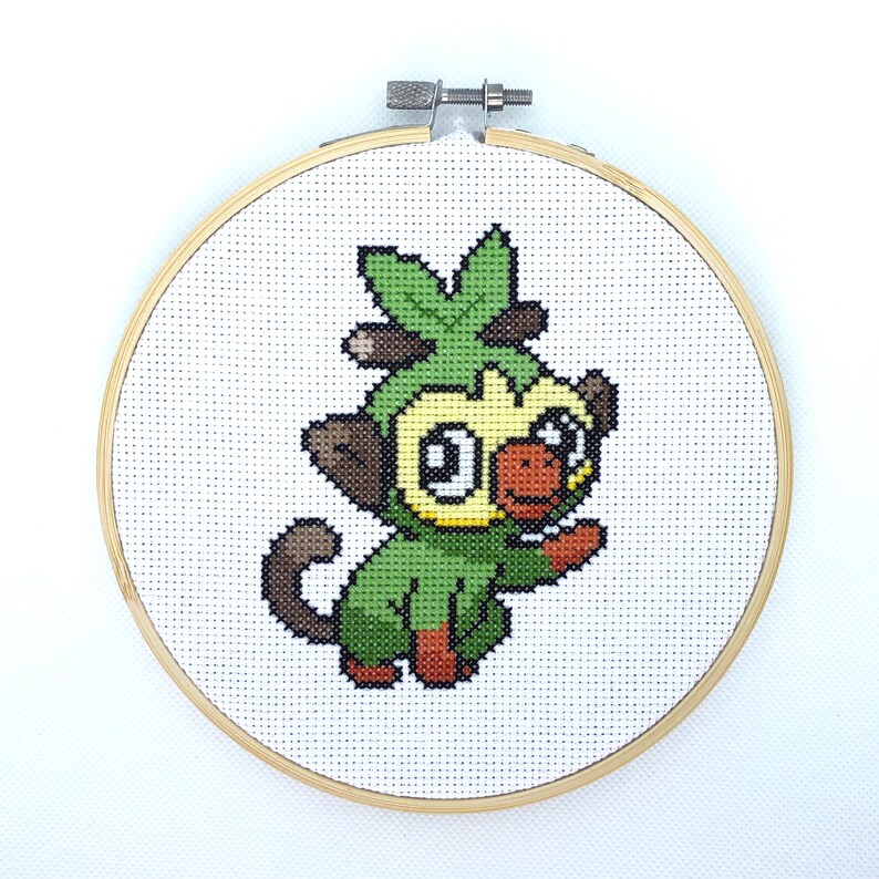Grookey Cross Stitch Pattern Pokemon Sword/shield Inspired - Etsy