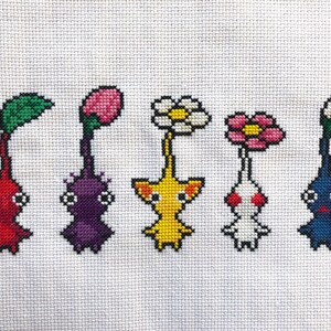 Pikmin Cross Stitch Pattern - Etsy