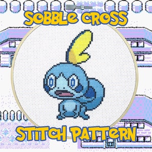 Sobble Cross Stitch Pattern - Pokemon Sword/shield Inspired - Etsy