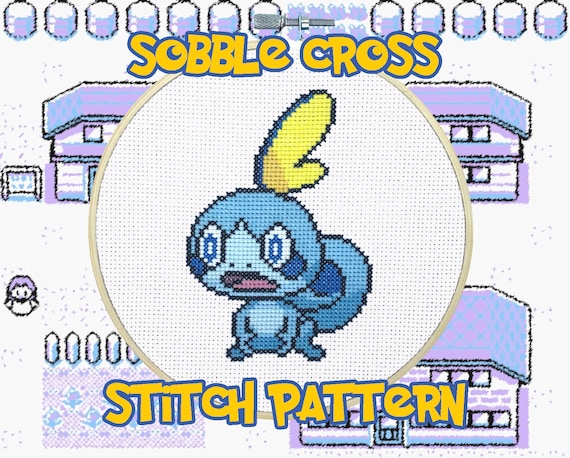 Sobble Cross Stitch Pattern Pokemon Sword/shield Inspired - Etsy