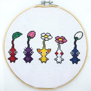 Pikmin Cross Stitch Pattern - Etsy