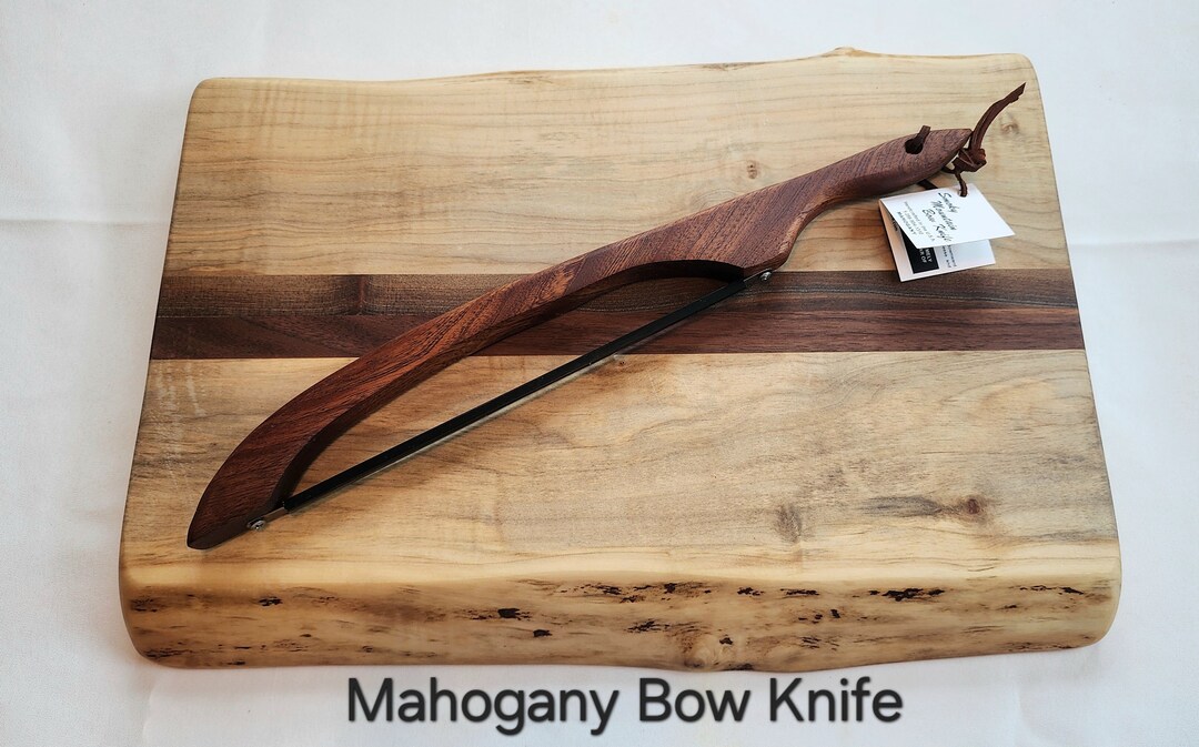 Mahogany Bow Knife/ Knife/ Bread Knife/ Cheese Knife/tomato Knife ...