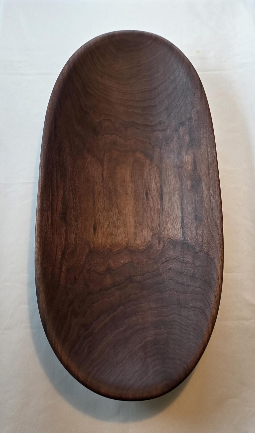 Food Safe Dough Bowls| Large Size Black Walnut Dough Bowl | Hand Carved Black Walnut Bowl ...
