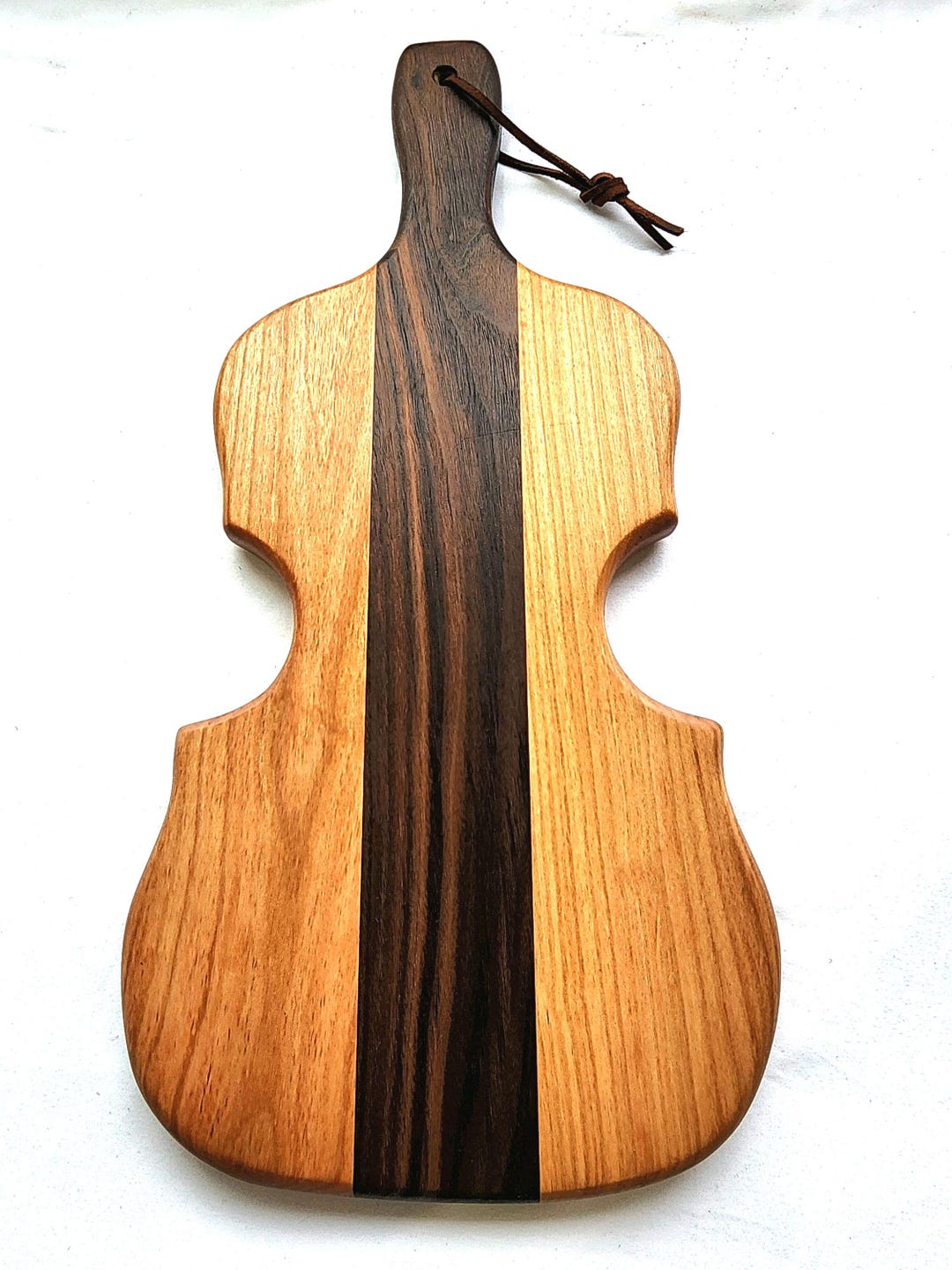 Fiddle Cutting Board: Handmade Cherry & Walnut Cheese or Charcuterie ...