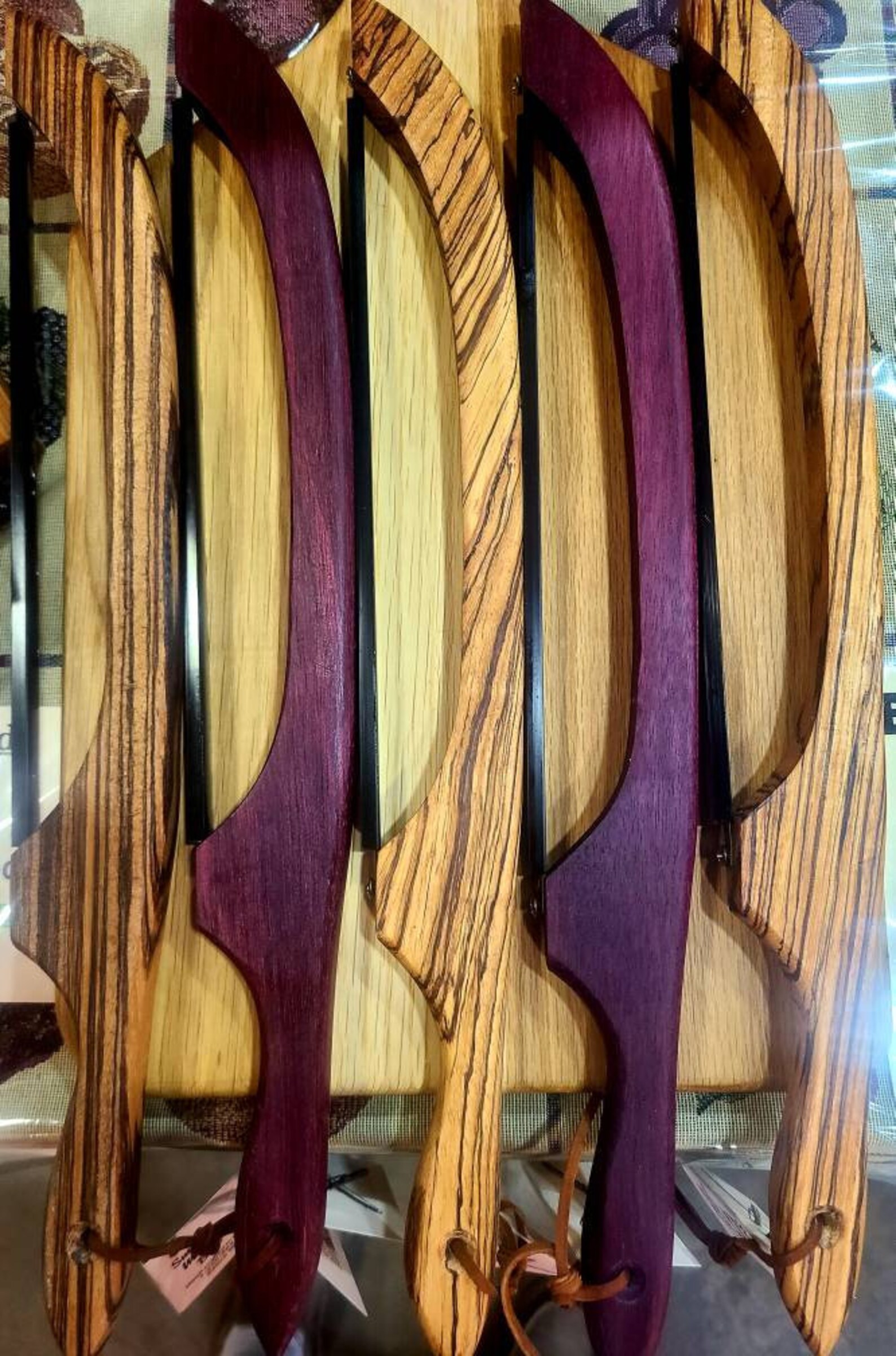 Zebra Wood Bow Knife/fiddle Knife/ Bread Knife/handcrafted - Etsy