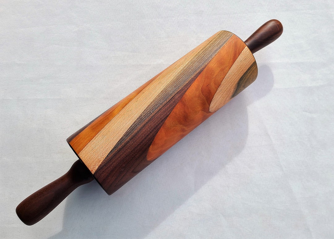 Handcrafted Traditional Wood Rolling Pin: American Style in Maple ...
