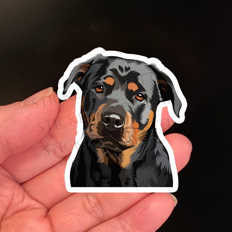 Rottweiler Stickers - Etsy