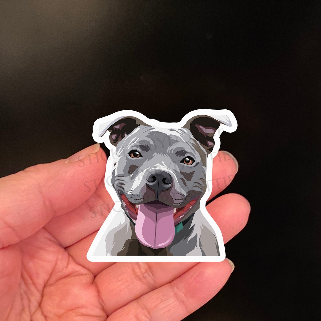 PIT BULL Sticker | Dogs, Glossy or Matte Vinyl Stickers | Fun Gift ...