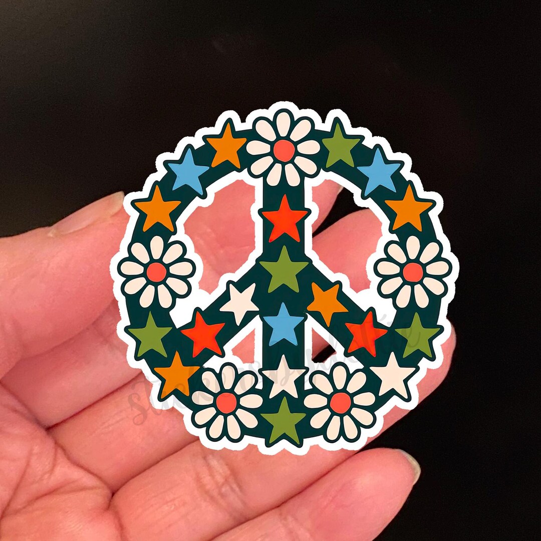 PEACE | Vinyl Decal Sticker, Sticker for Journal, Planners, Protection ...