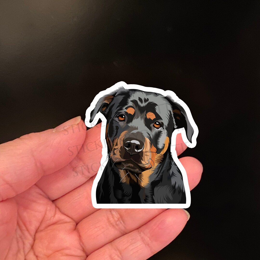ROTTWEILER || Dogs, Stickers for Dog Lovers, Fun Sticker, Matte ...