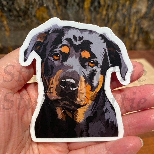 Rottweiler Stickers - Etsy