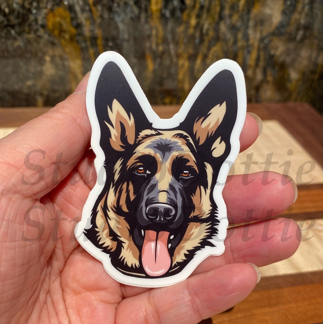 GERMAN SHEPHERD Dog Sticker Sticker for Dog Animal Lovers - Etsy