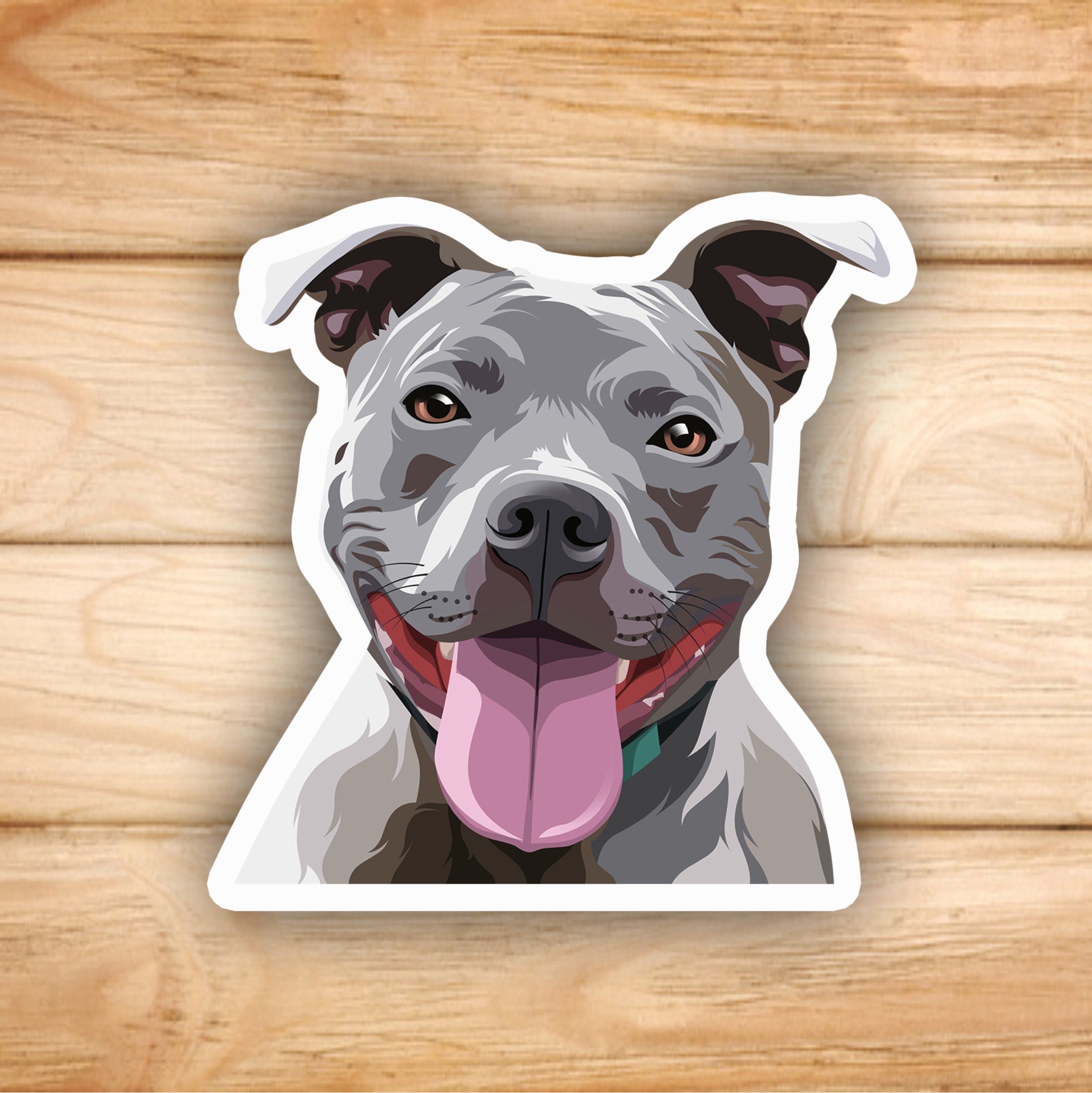 PIT BULL Sticker Dogs Stickers Fun Sticker Vinyl Glossy or | Etsy
