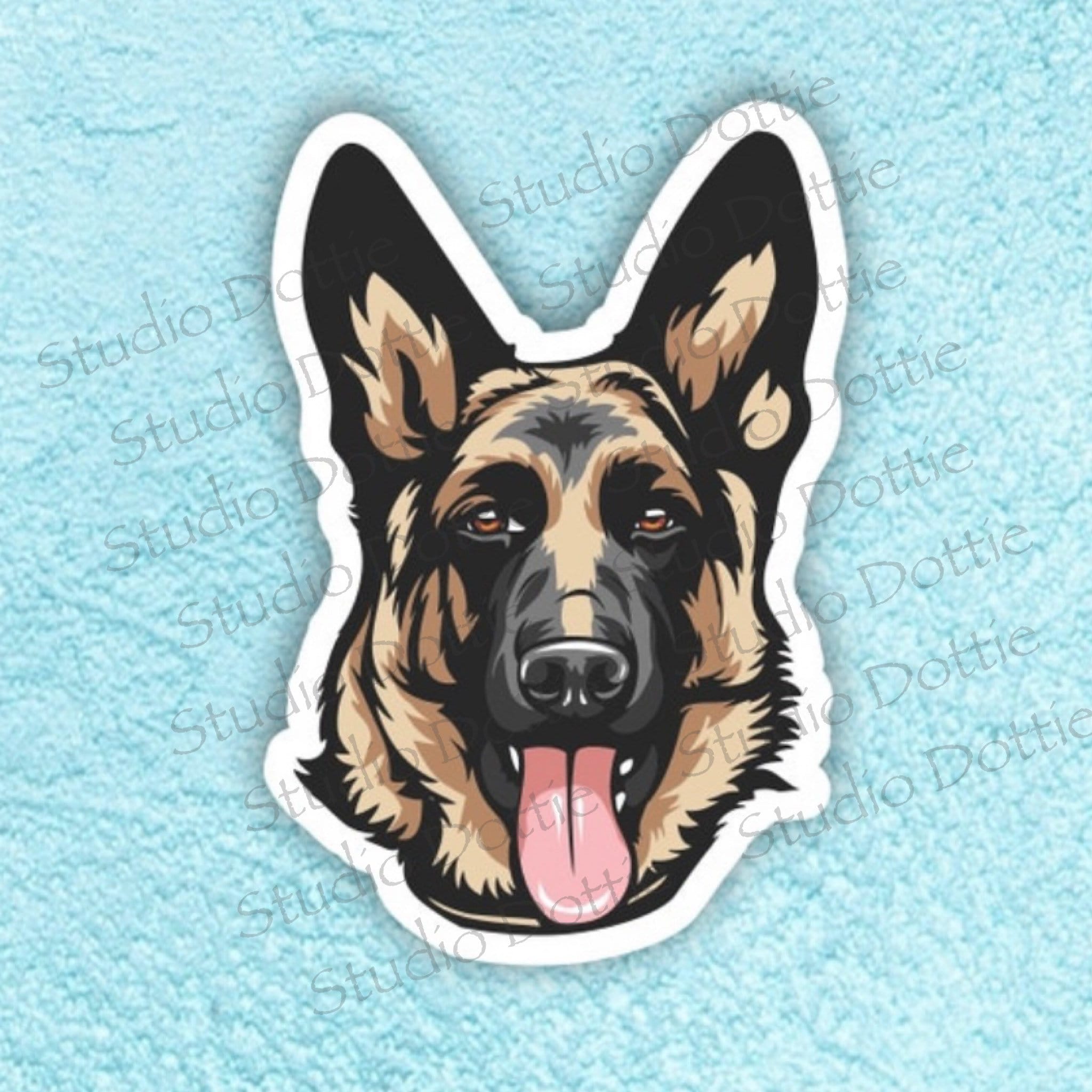 GERMAN SHEPHERD Dog Sticker Sticker for Dog Animal Lovers - Etsy
