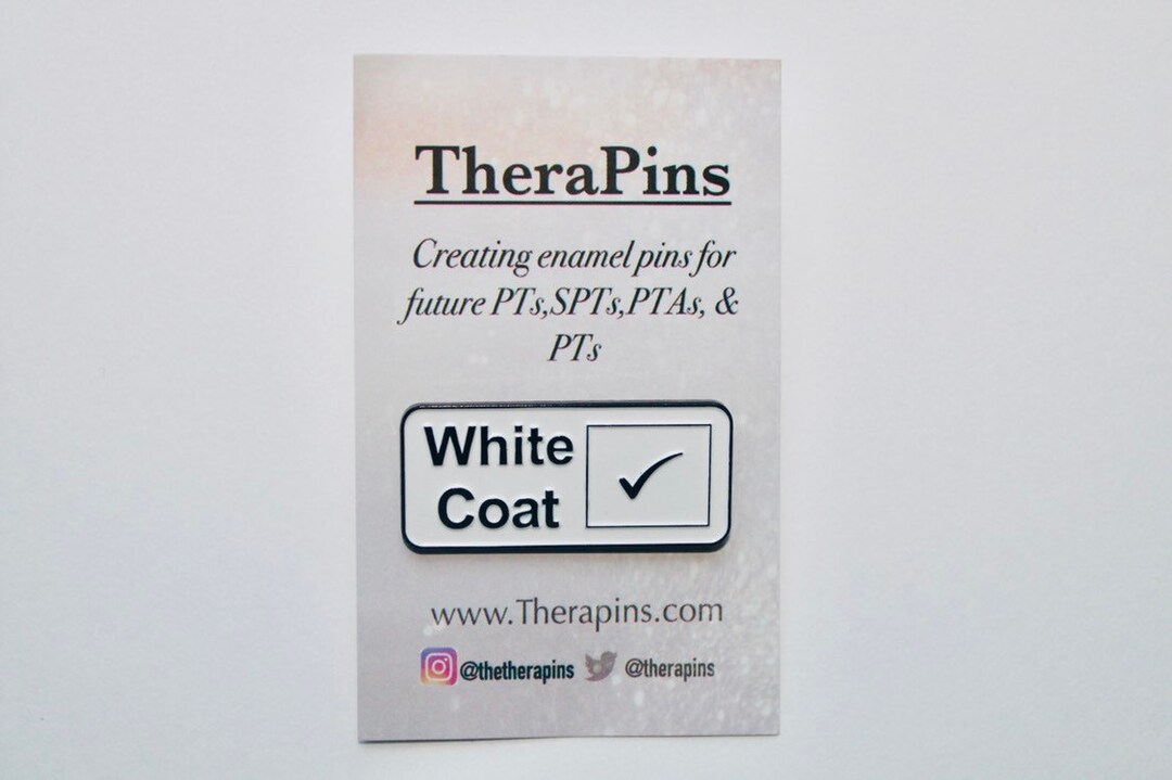 White Coat Pin - Etsy
