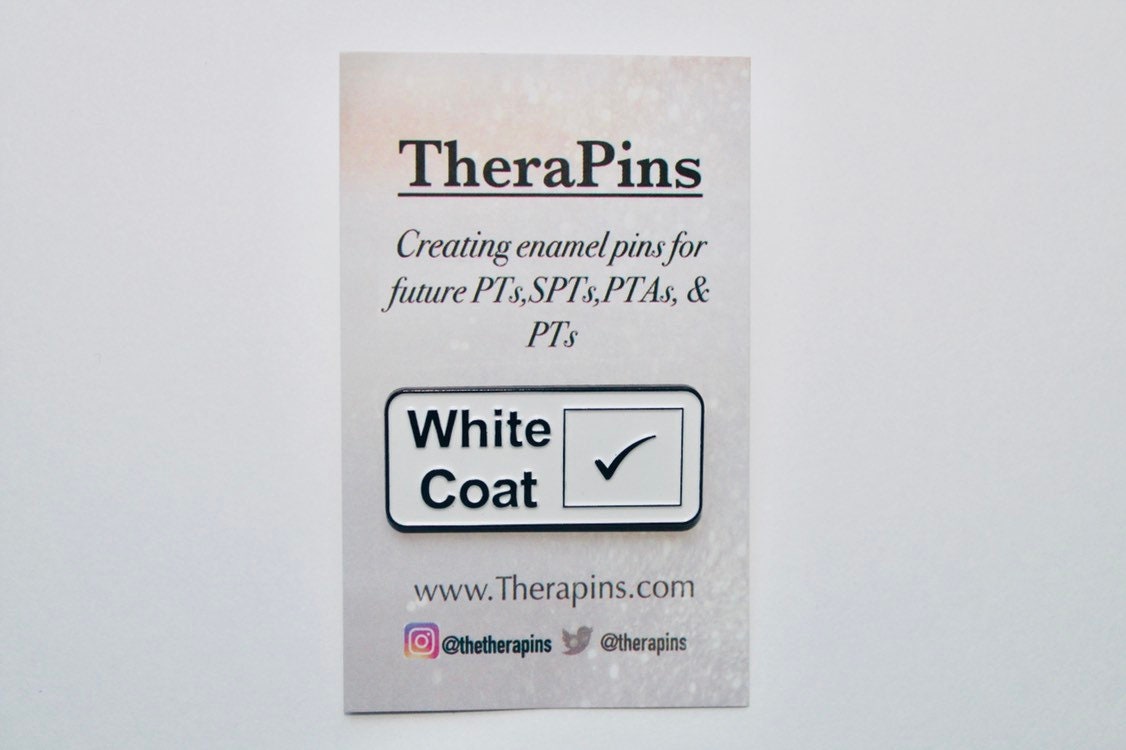 White Coat Pin - Etsy