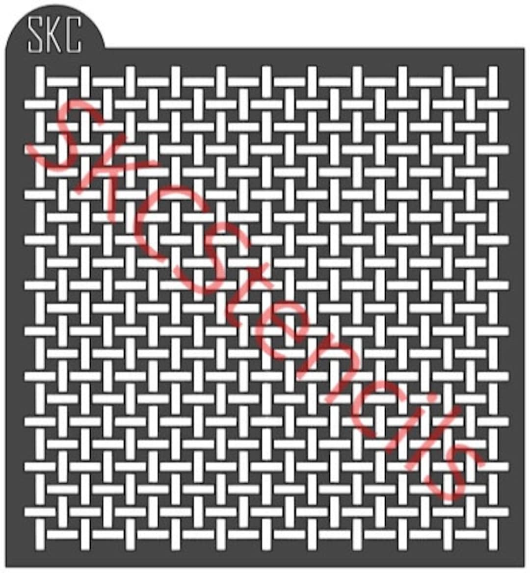 Basket Weave Stencil SVG - Etsy