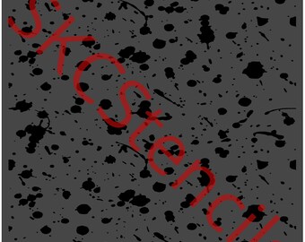 Blood Stencil | Etsy