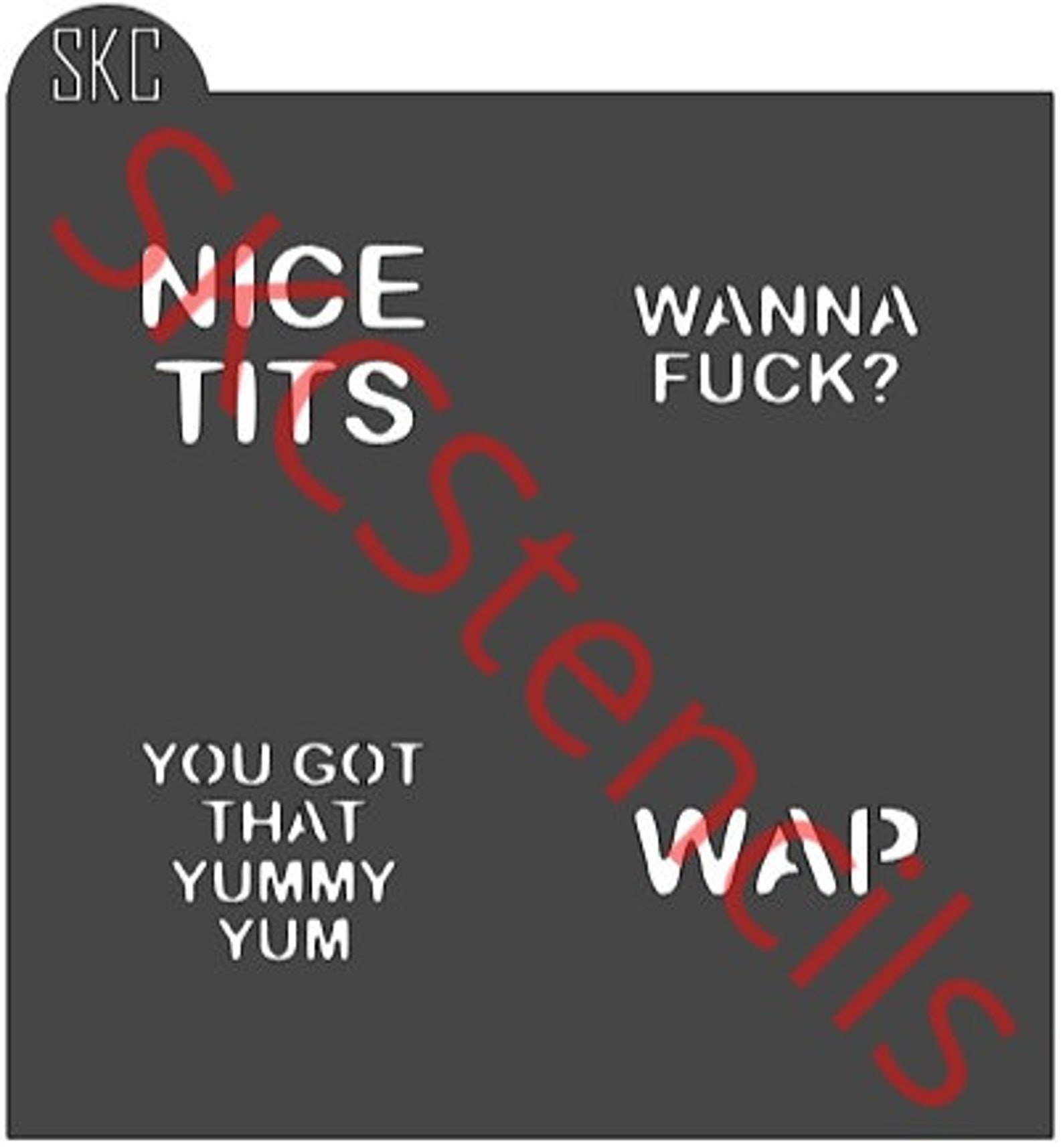 ADULT CONTENT X Rated Candy Hearts 3 Stencil SVG - Etsy