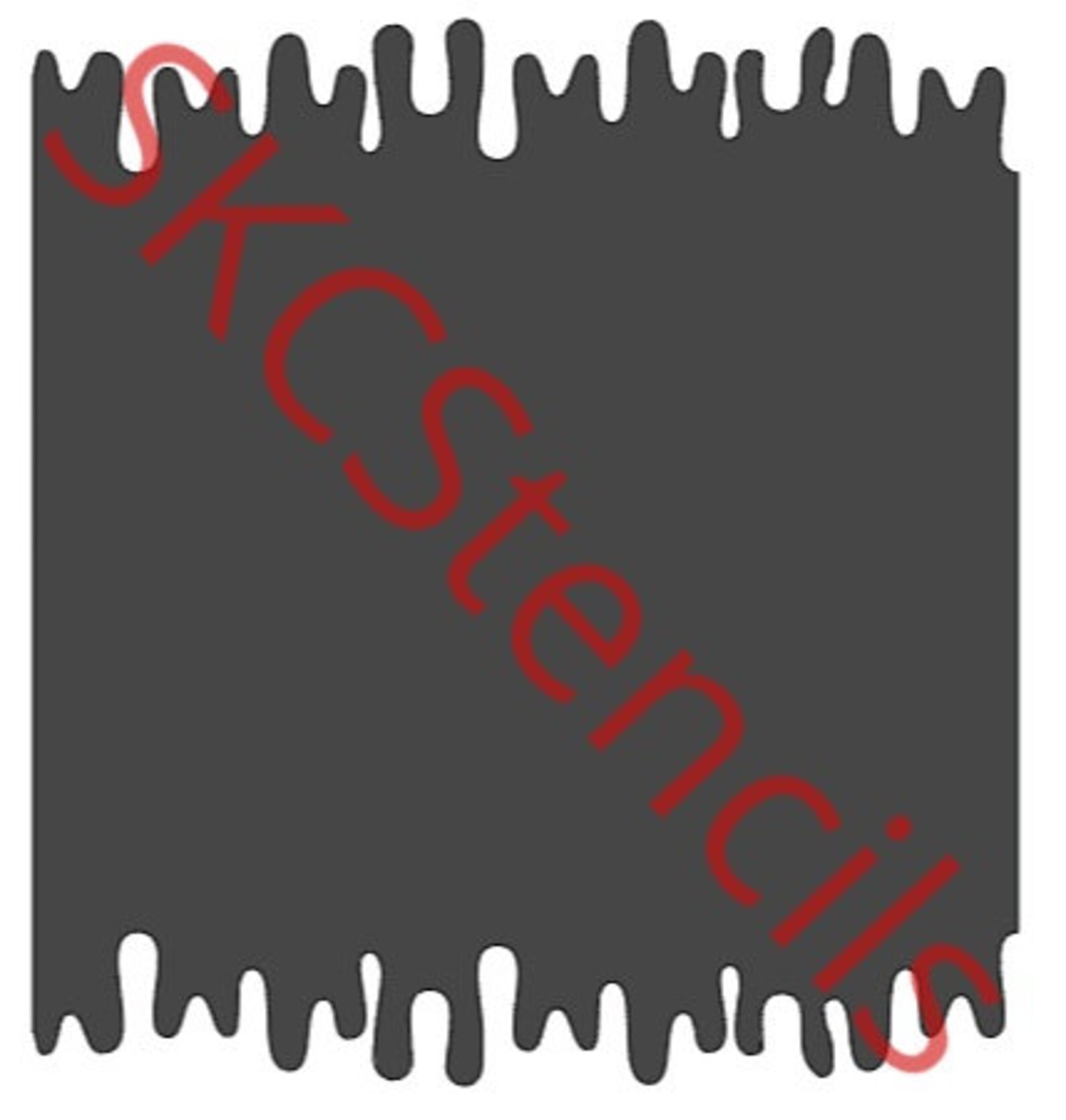 Double Sided Drip Stencil SVG Ice Cream Drip Honey Drip - Etsy