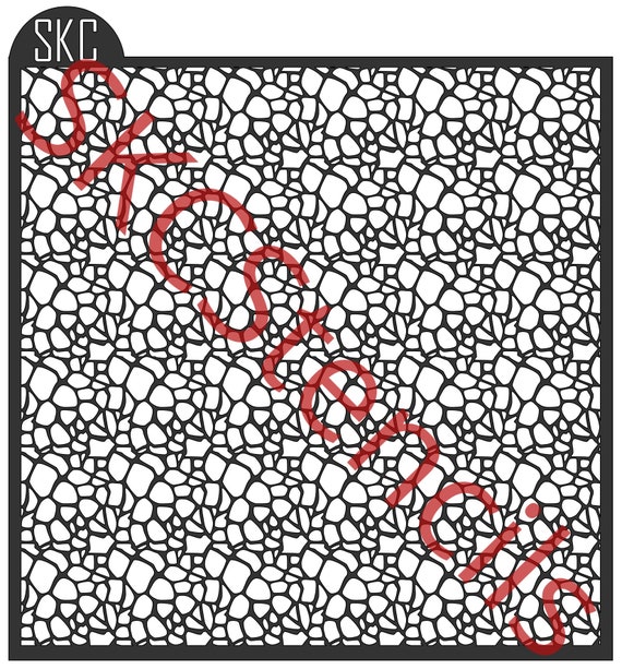 Reptile Skin Stencil SVG | Etsy