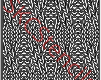 Knit Cable Pattern Svg - Etsy