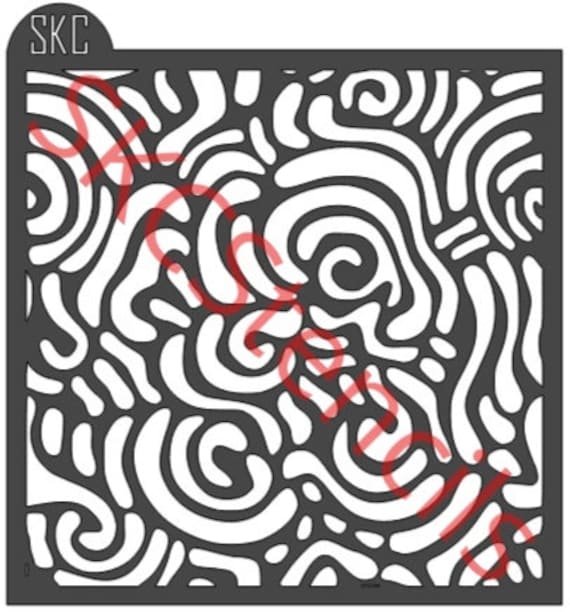 The Taurina Stencil SVG | Etsy