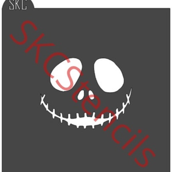 Skeleton Face Stencil - Etsy