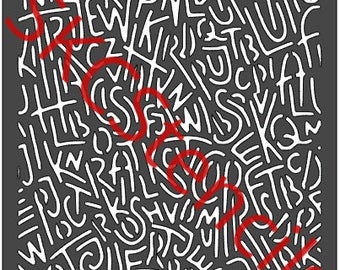 ASL Alphabet A 783-A205 Stencil - Etsy