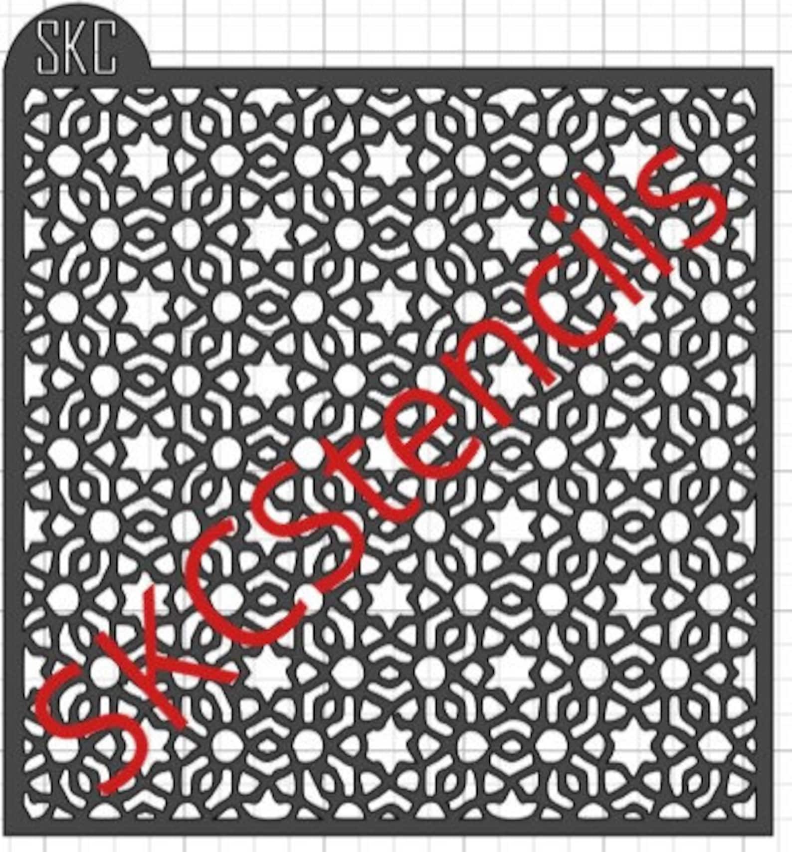 Arabic Pattern Stencil SVG File | Etsy