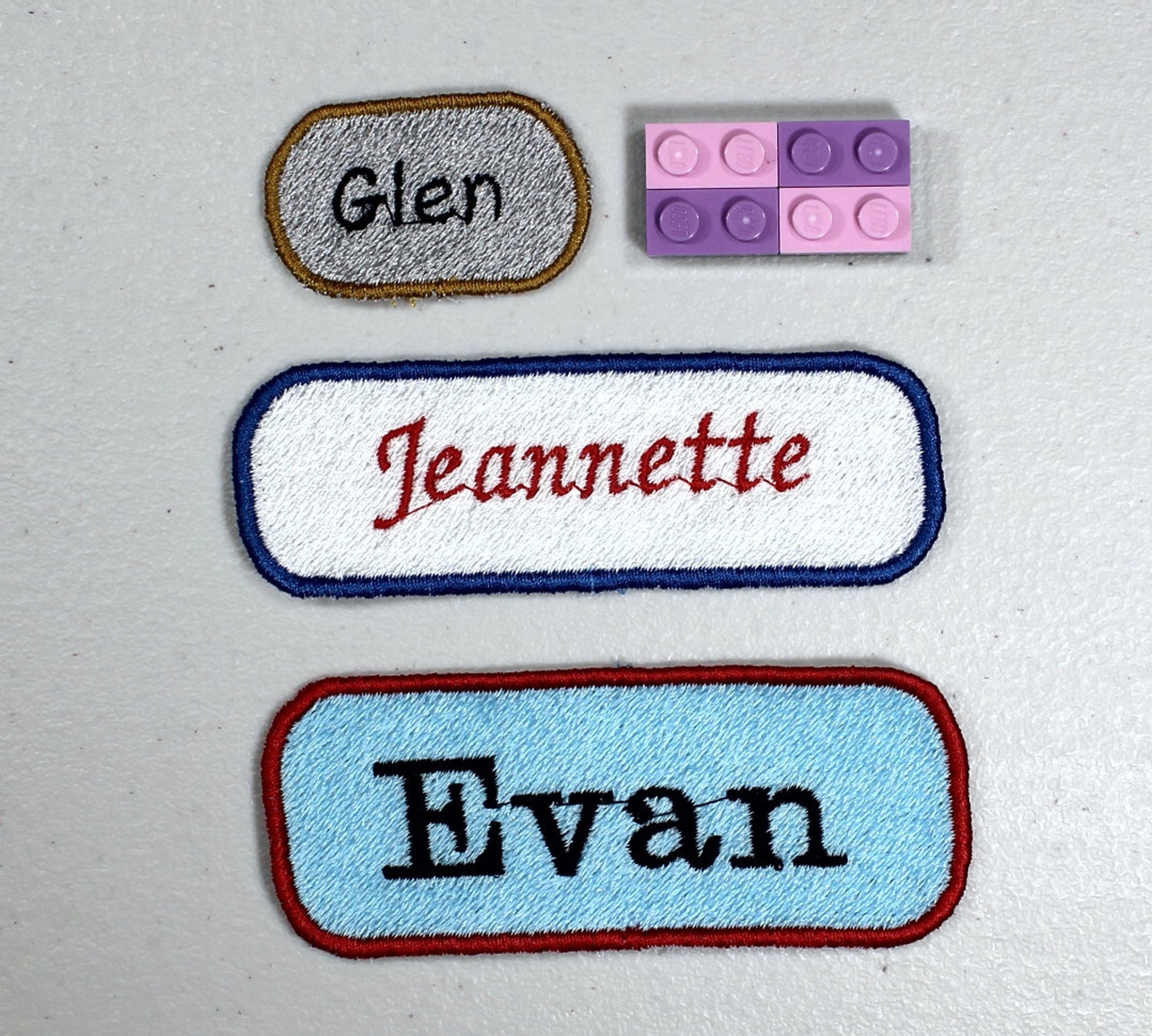 Blank Name Patches FSL Machine Embroidery Design 3 Sizes - Etsy UK