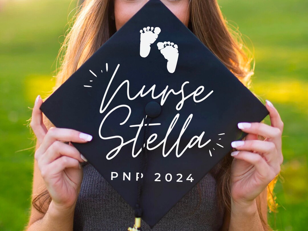 Customized Pediatric Nurse Graduation Cap Decal Graduation Cap Iron On ...