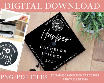 Graduation Cap Svg - Etsy