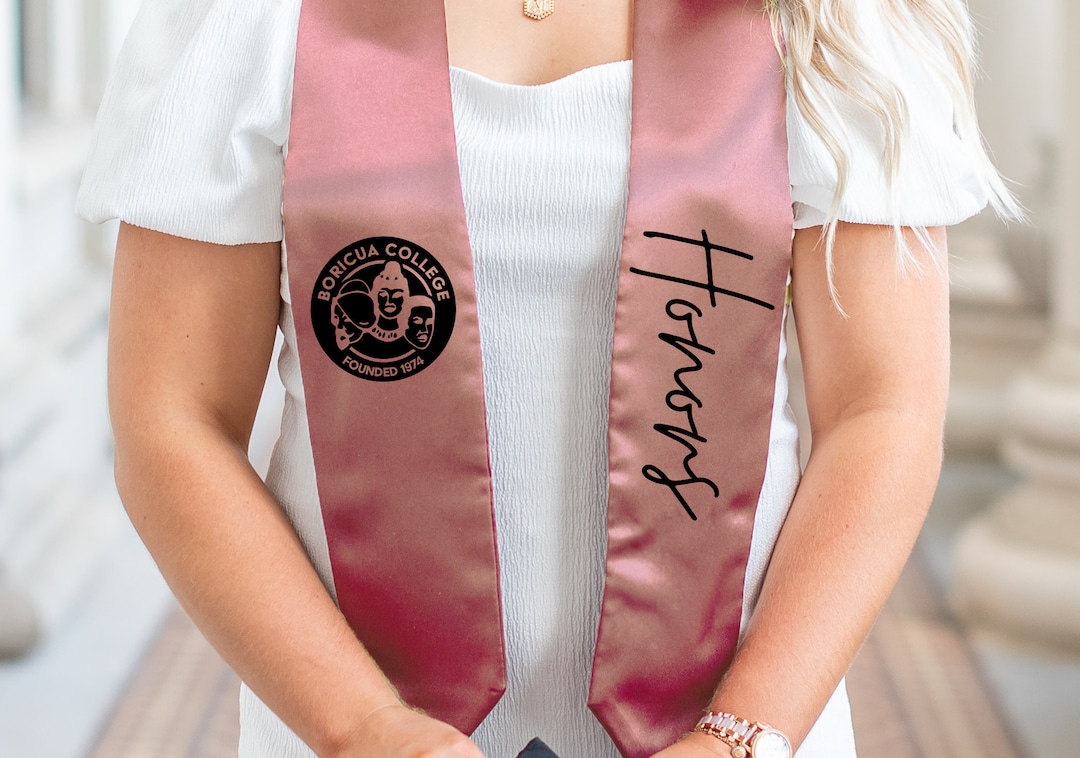 Custom Graduation Stole Iron on Decals Personalized Graduation Stole ...