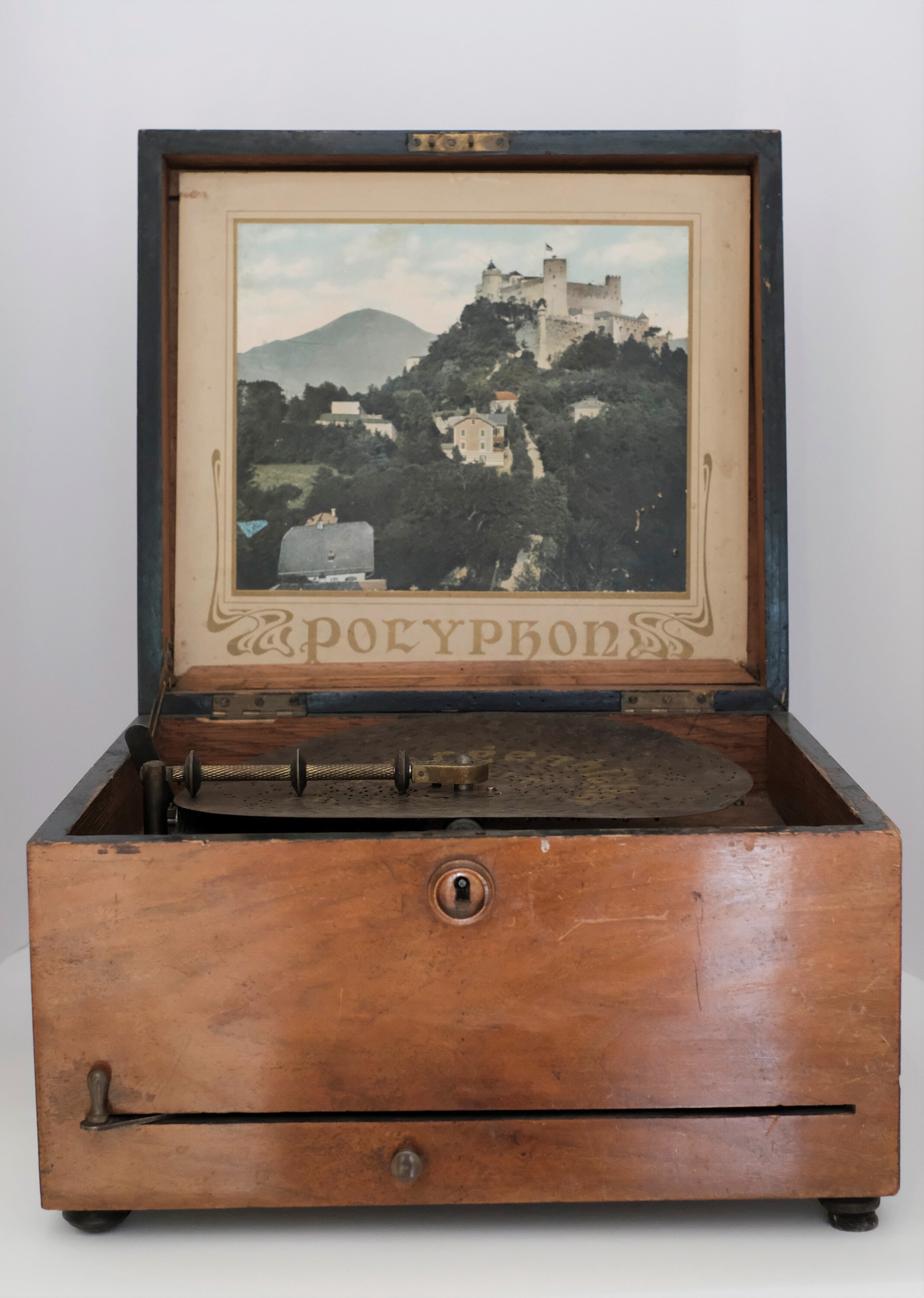 Polyphon Musix Box Ca. 1900 Including 10 Discs - Etsy
