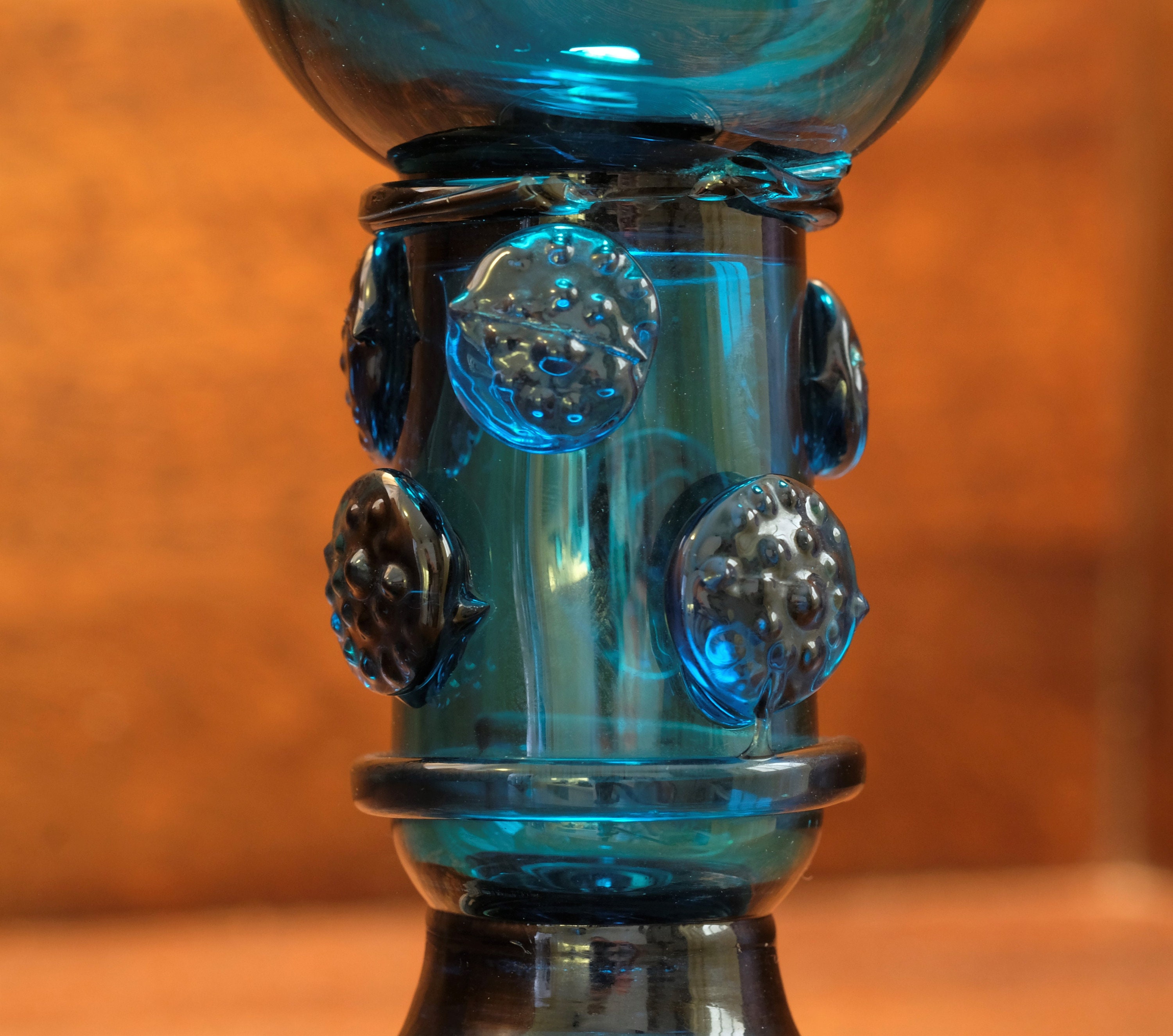 18th Century Green Roemer römer Glass With Spun Foot 18th - Etsy UK