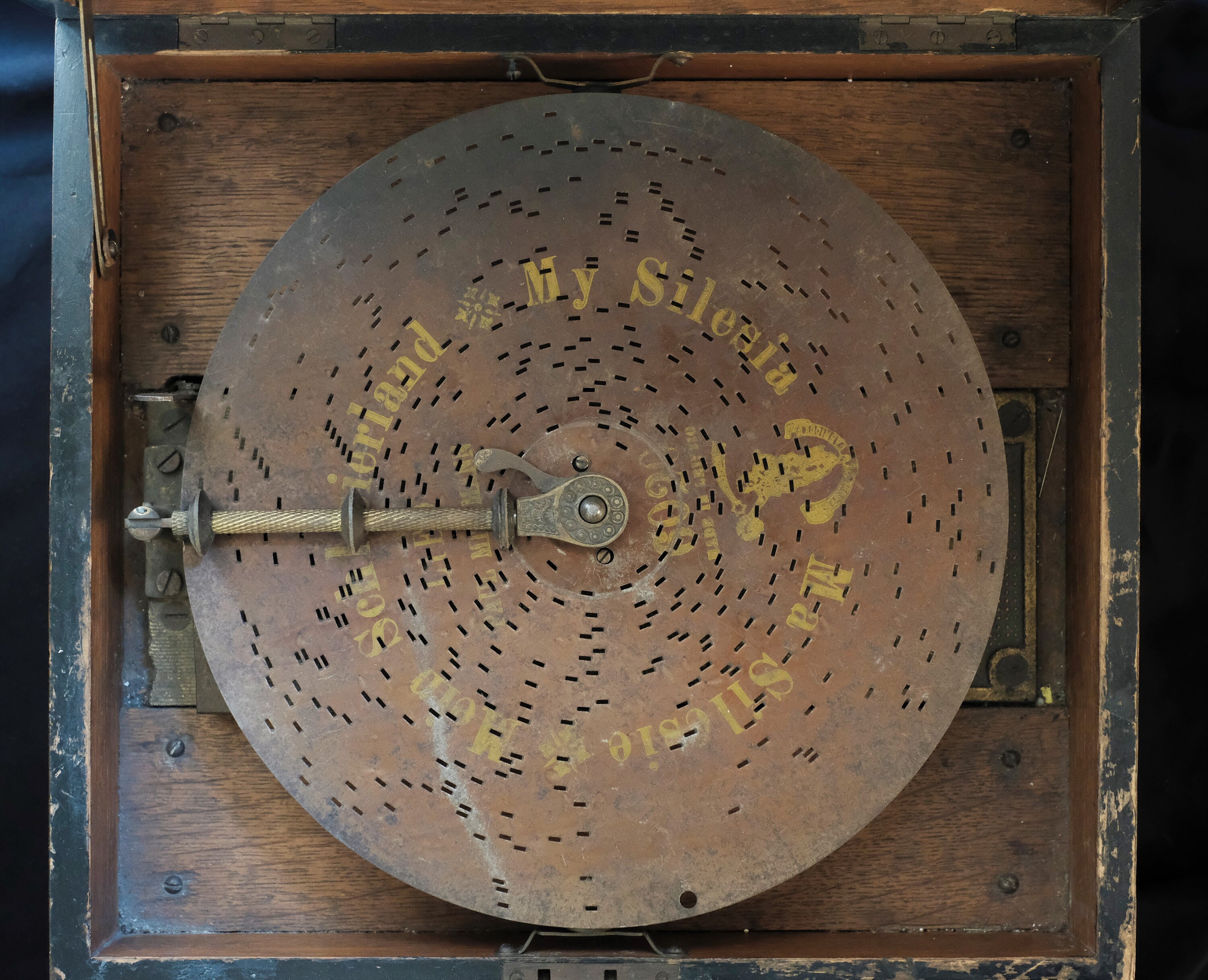 Polyphon Musix Box Ca. 1900 Including 10 Discs - Etsy