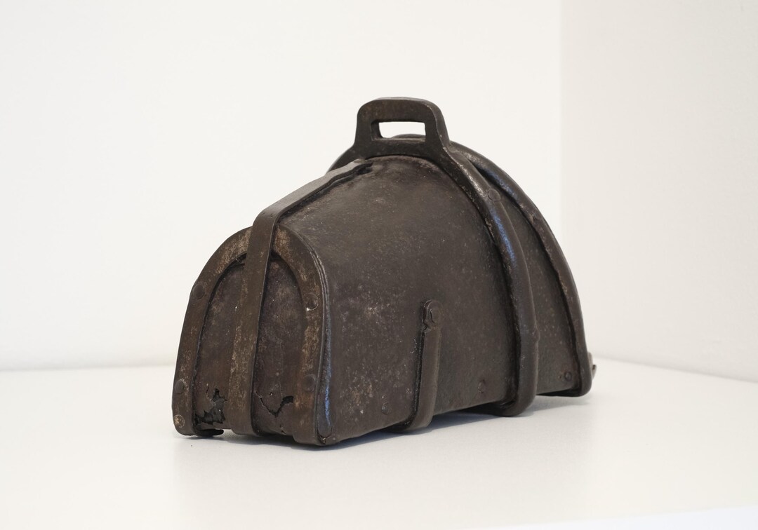 Antique Stirrup Made of Wood, Leather, and Iron. - Etsy