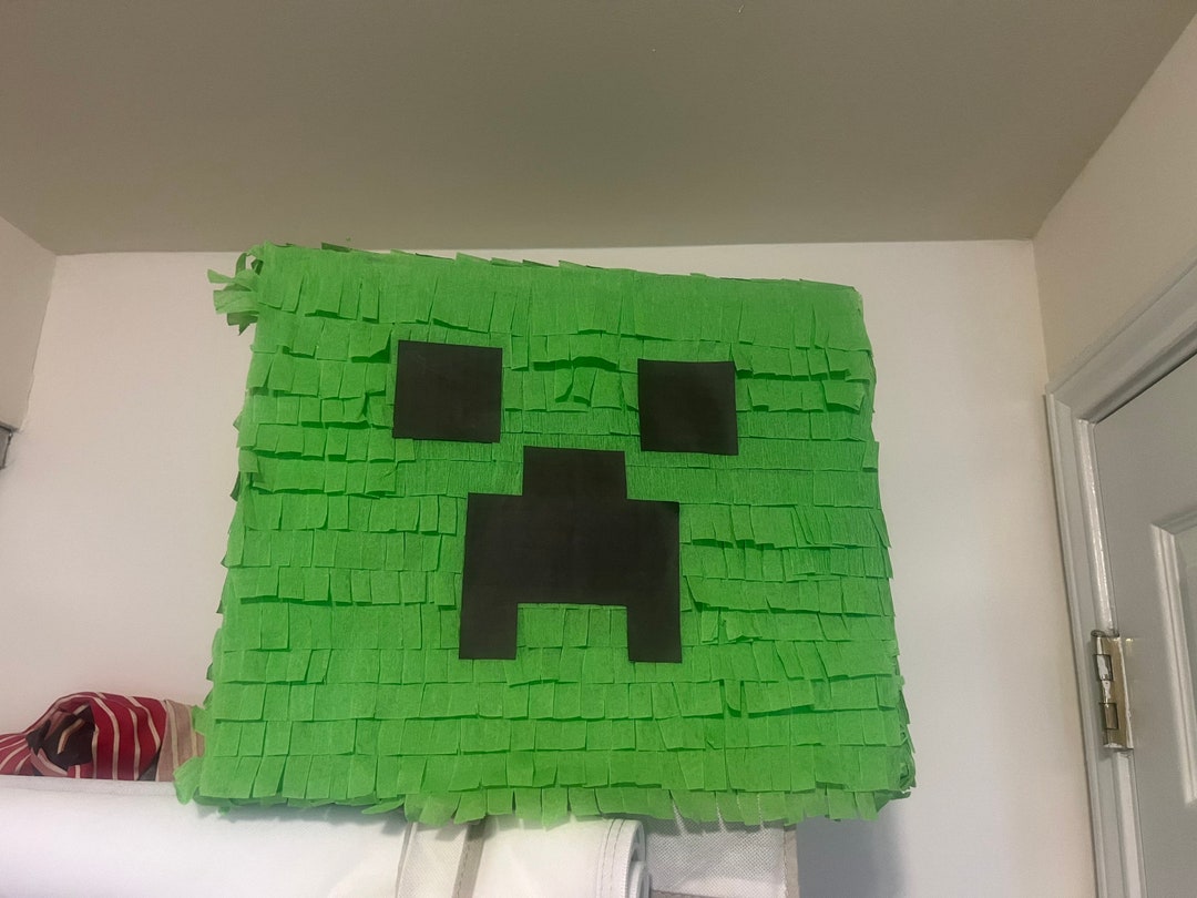 Handmade Minecraft Inspired Piñata Creeper, TNT, Ghast, Enderman, Full ...