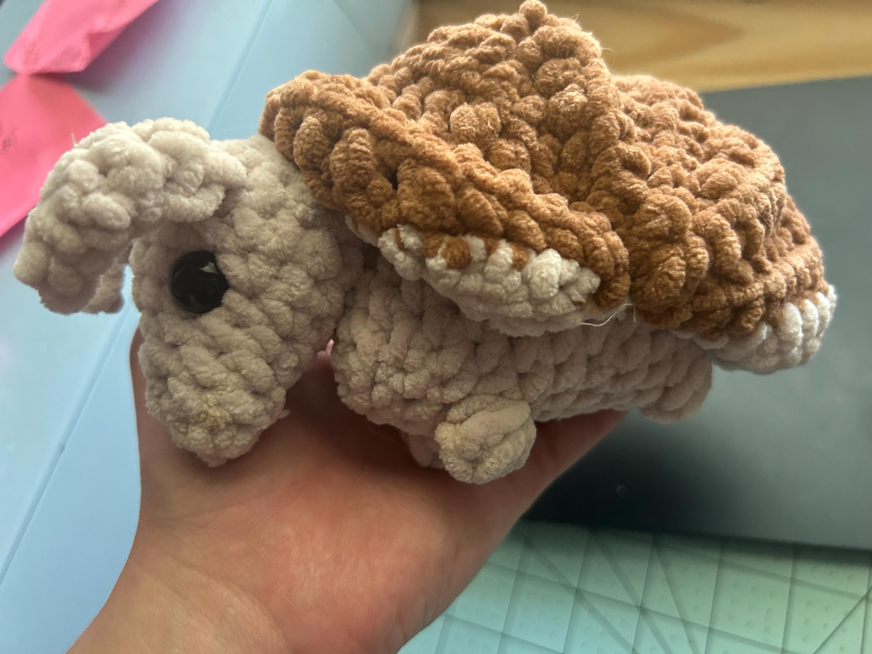Armadillo Plush Handmade Crochet Plushie Texas Creature Adorable ...