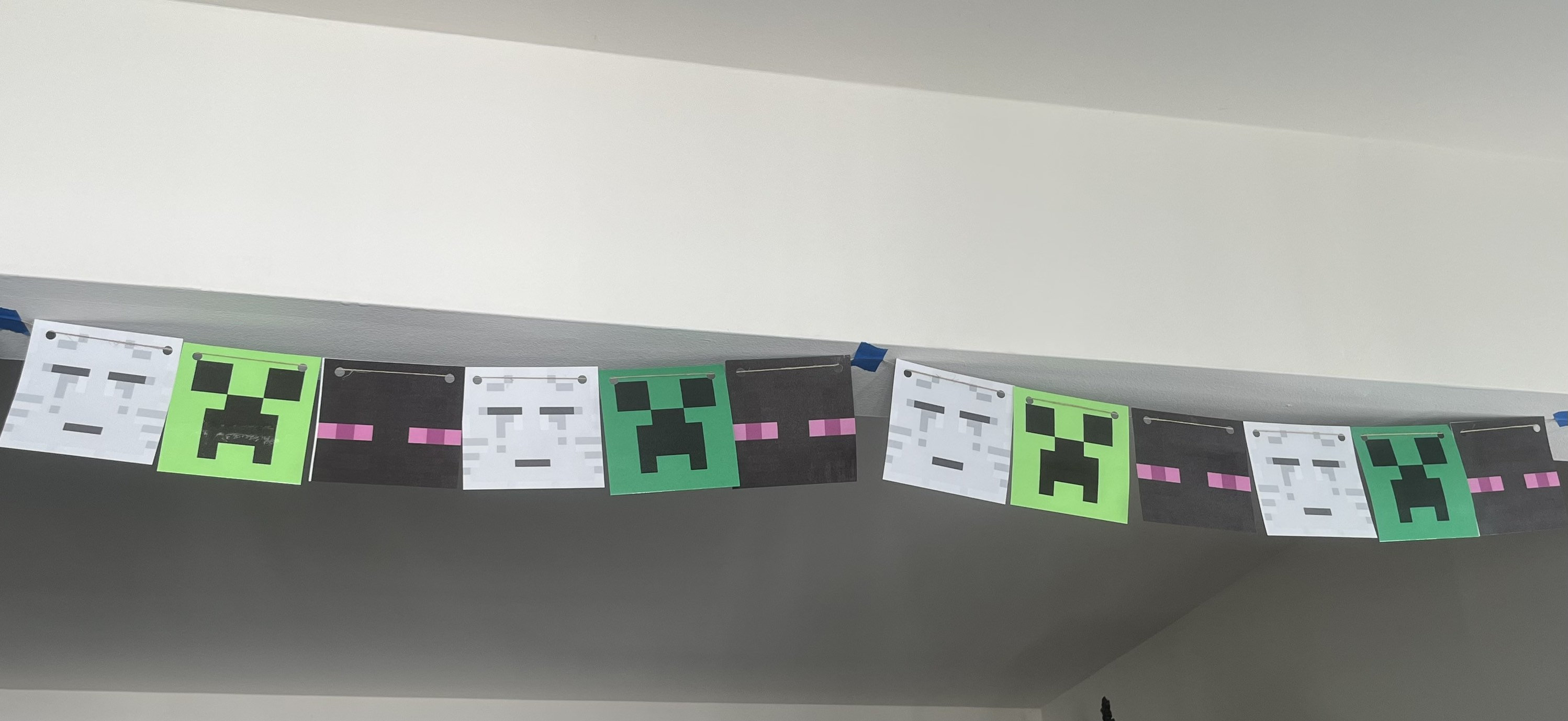 Minecraft Inspired Monster Banner - Etsy