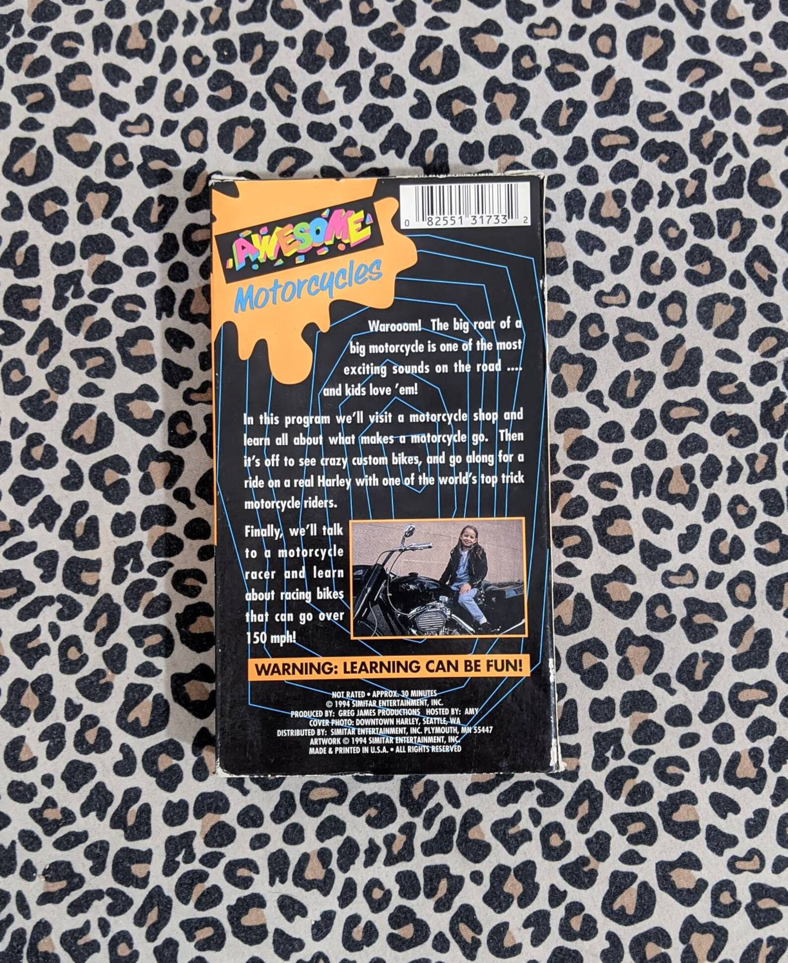 VHS Awesome Motorcycles 1994 Simitar Entertainment // J. | Etsy