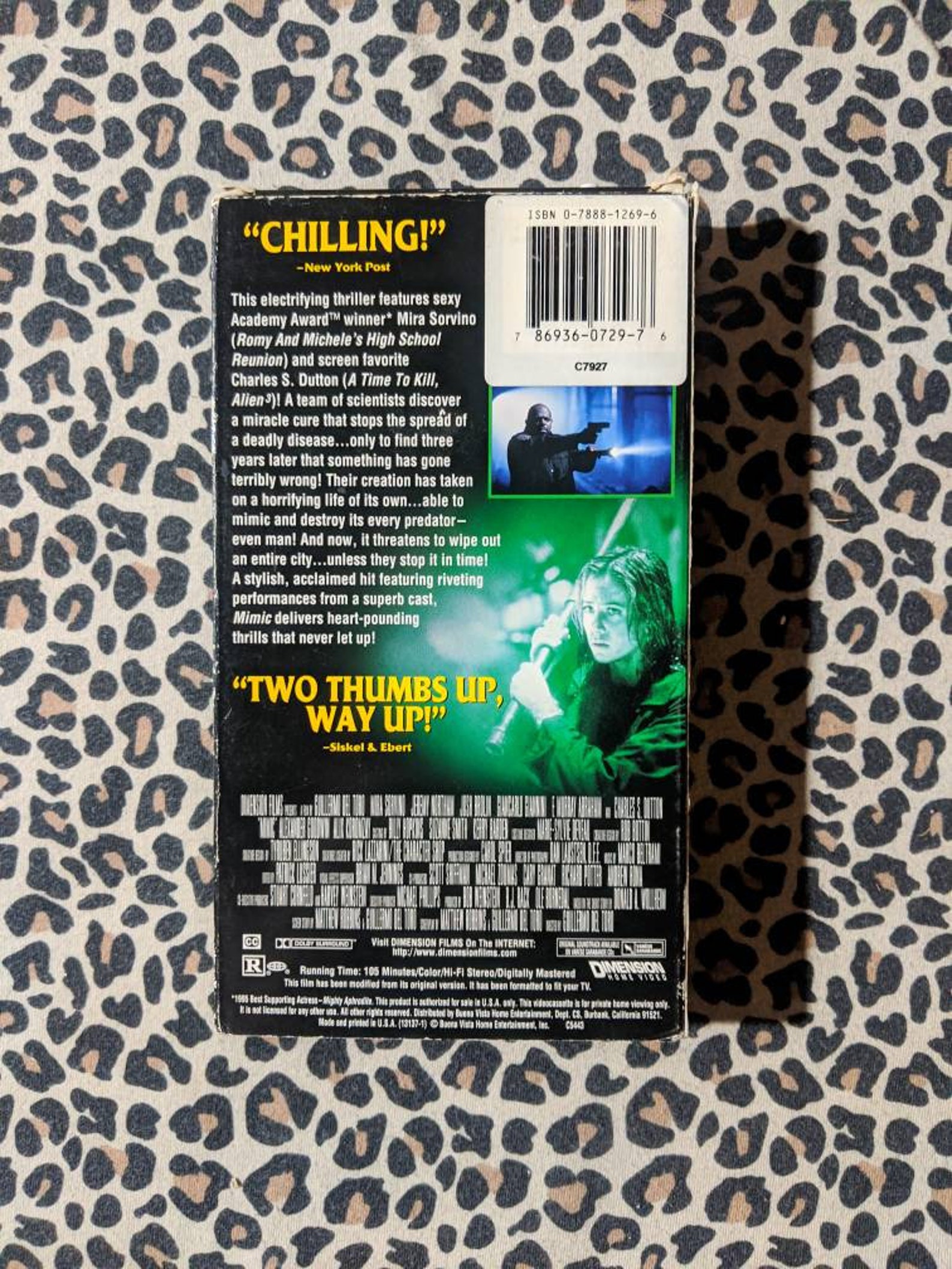 VHS Mimic 1997 Dimension Home Video // Guillermo del Toro | Etsy