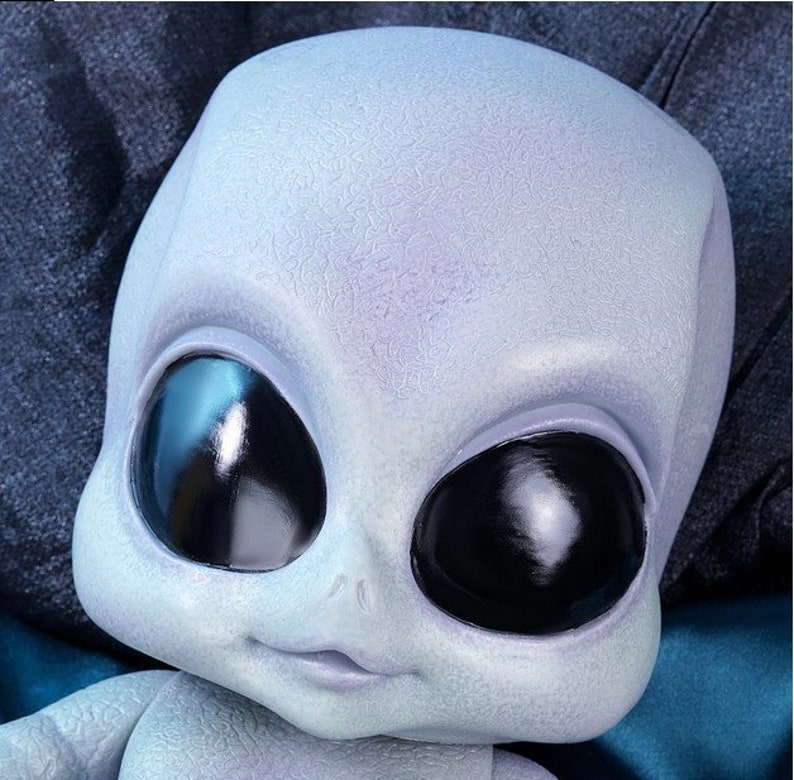14 inch realistic reborn baby Alien doll hand-detailed painted | Etsy