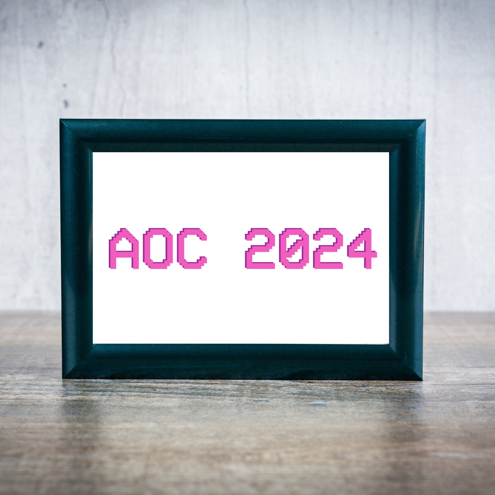 AOC 2024 AOC Poster AOC Quotes aoc inspiration wall decor | Etsy