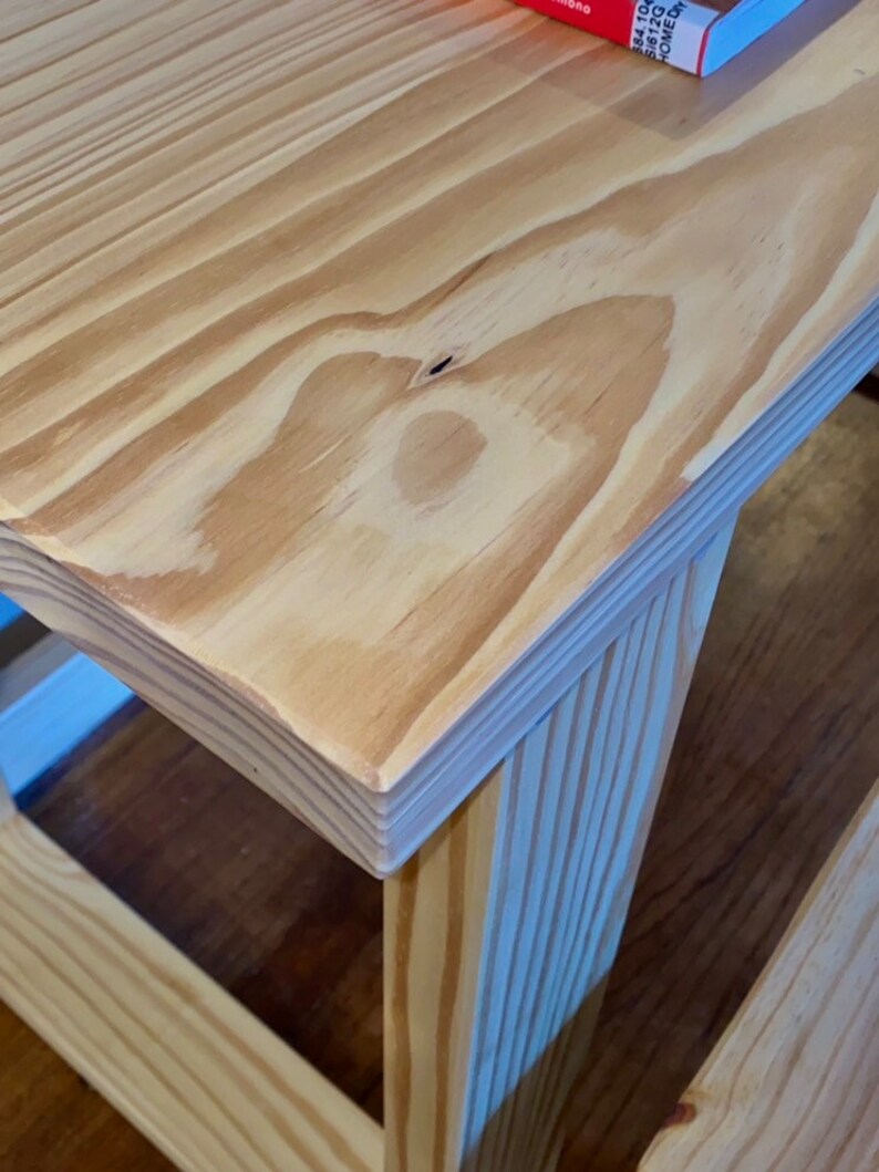 Modern Rustic Desk Natural Pine - Etsy