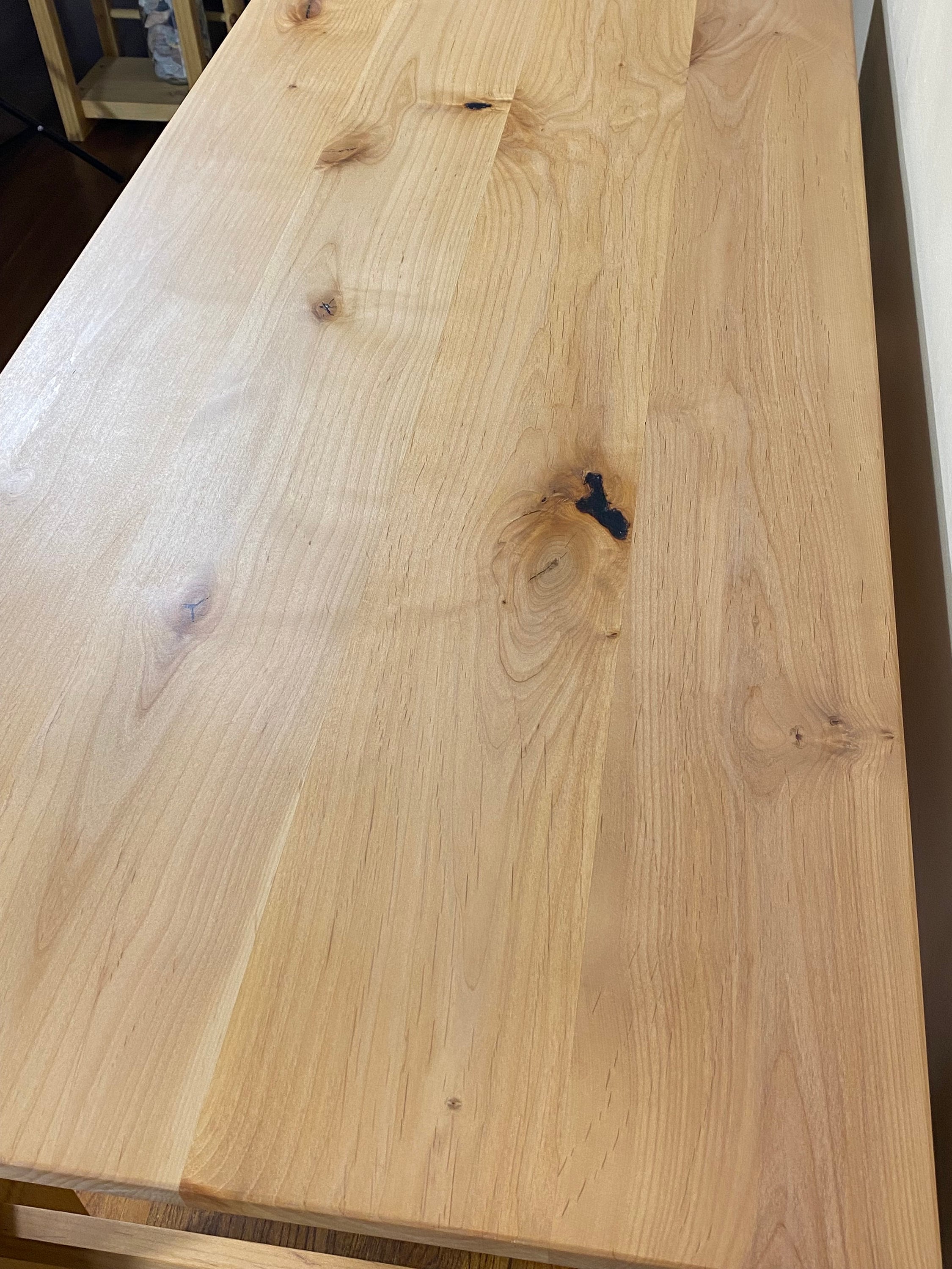 Modern Rustic Natural Wood Writing Desk - Etsy